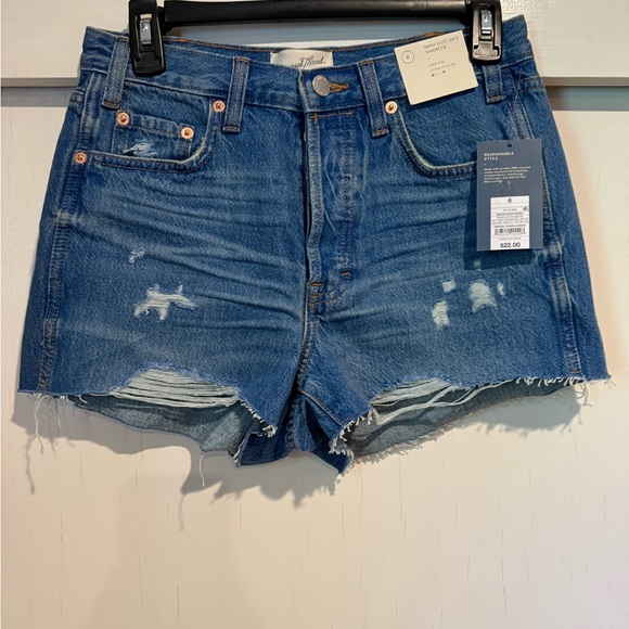Universal Thread | Shorts | Universal Thread Blue Jean Shorts Distressed Highwaisted | Poshmark